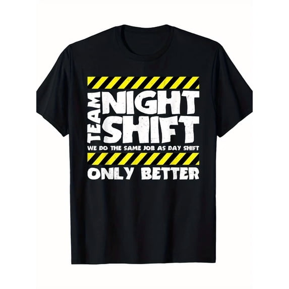 100% Cotton Funny Factory Worker T-Shirt - Team Night Shift Funny Work ...