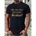 100% Cotton Funny Second Breakfast Shirt I Love Second Breakfast Tee T ...