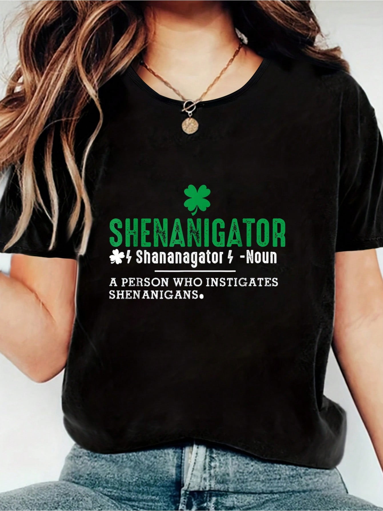 100% Cotton Funny St Patricks Day Shirt Shenanigator Shenanigans Outfit ...