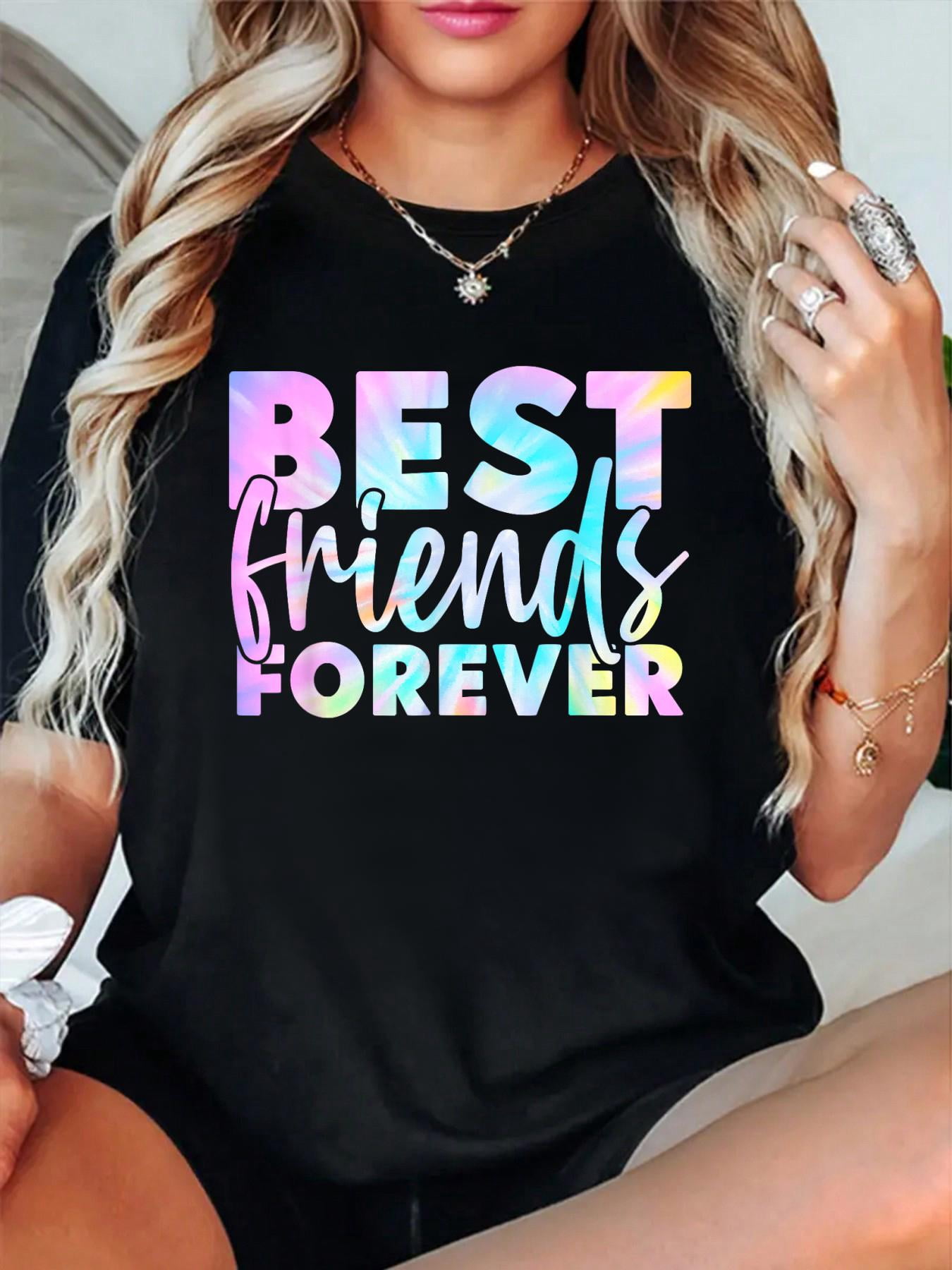 100% Cotton Funny Tie Dye Best Friend Matching Bestie Squad BFF Cousins ...