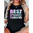 100% Cotton Funny Tie Dye Best Friend Matching Bestie Squad BFF Cousins ...