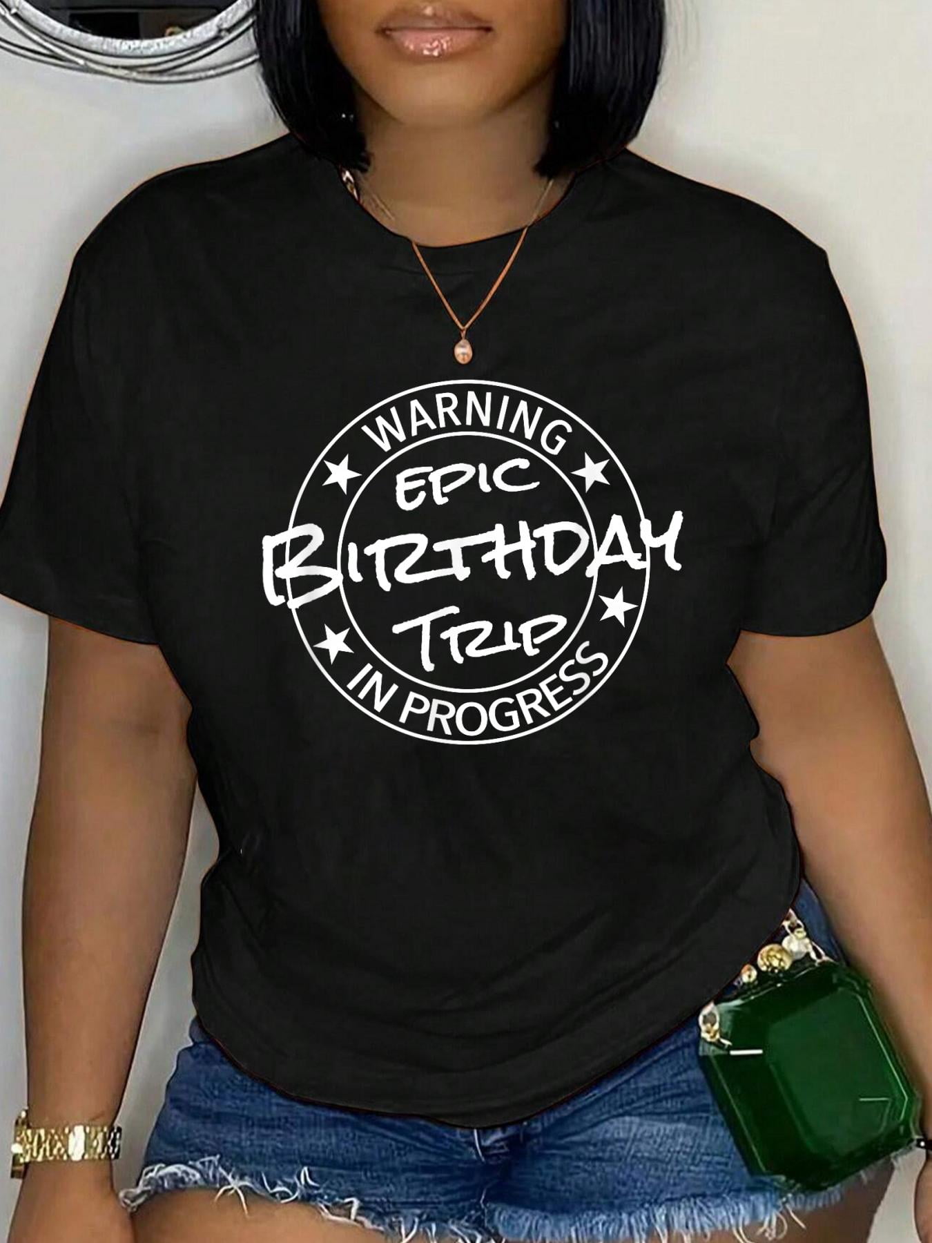 100% Cotton Funny Warning Epic Birthday Trip 2026 in Progress Matching ...