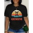 100% Cotton Gemini Zodiac Sign - Astrology Birthday Horoscope T-Shirt ...