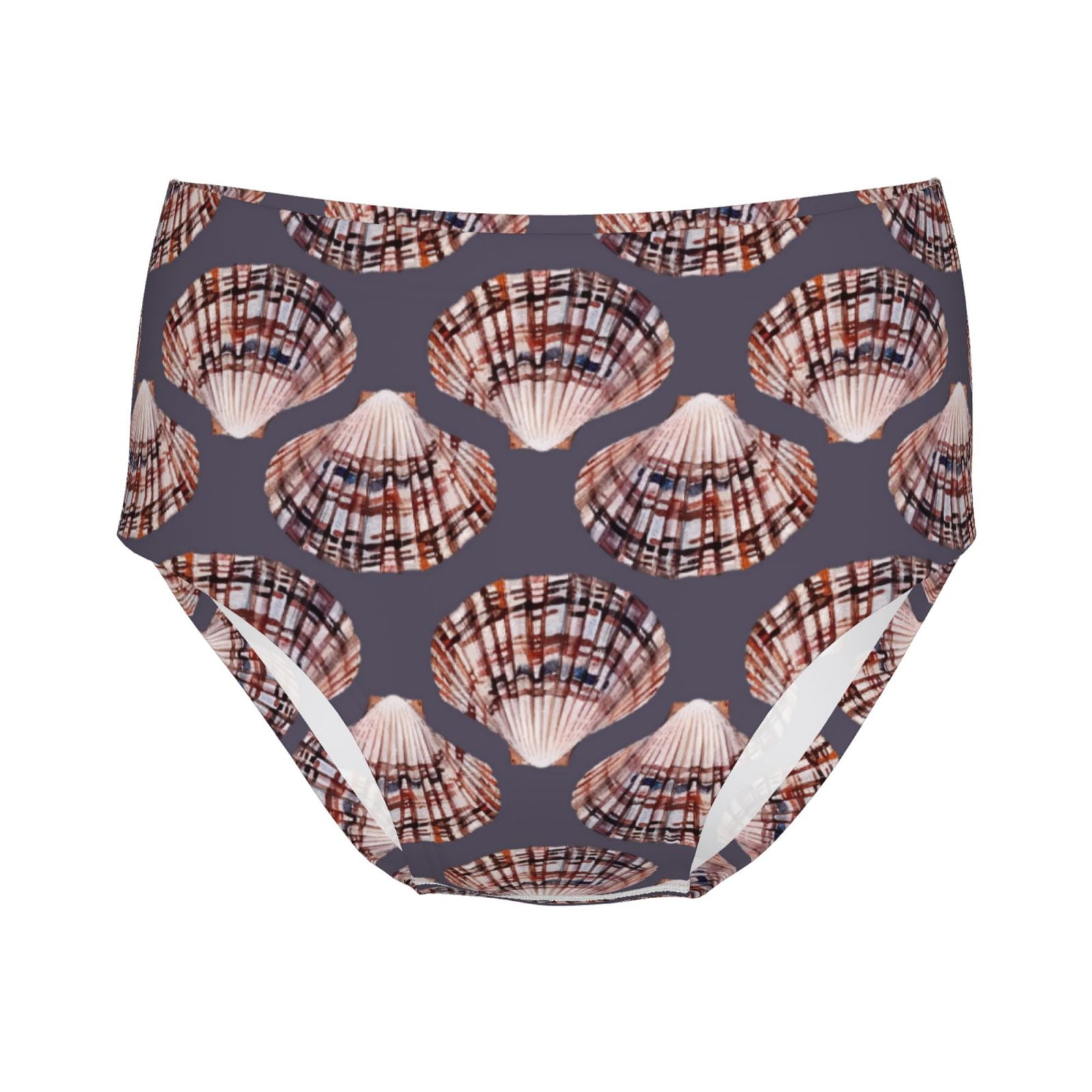 100% Cotton Girls Underwear, Conch Shells Print No.9084 Soft Toddler ...
