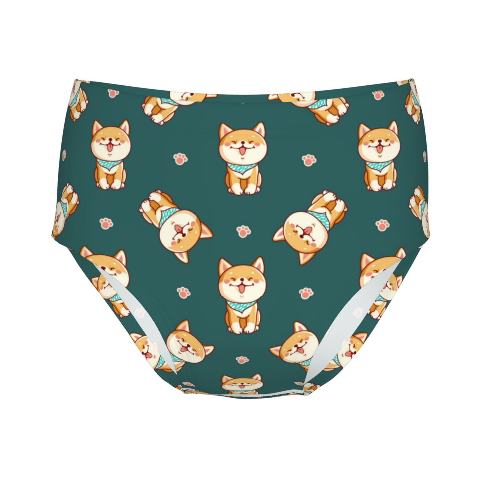 100% Cotton Girls Underwear, Cute Shiba Soft Toddler Teen Undies, Breathable Juniors Kids ...