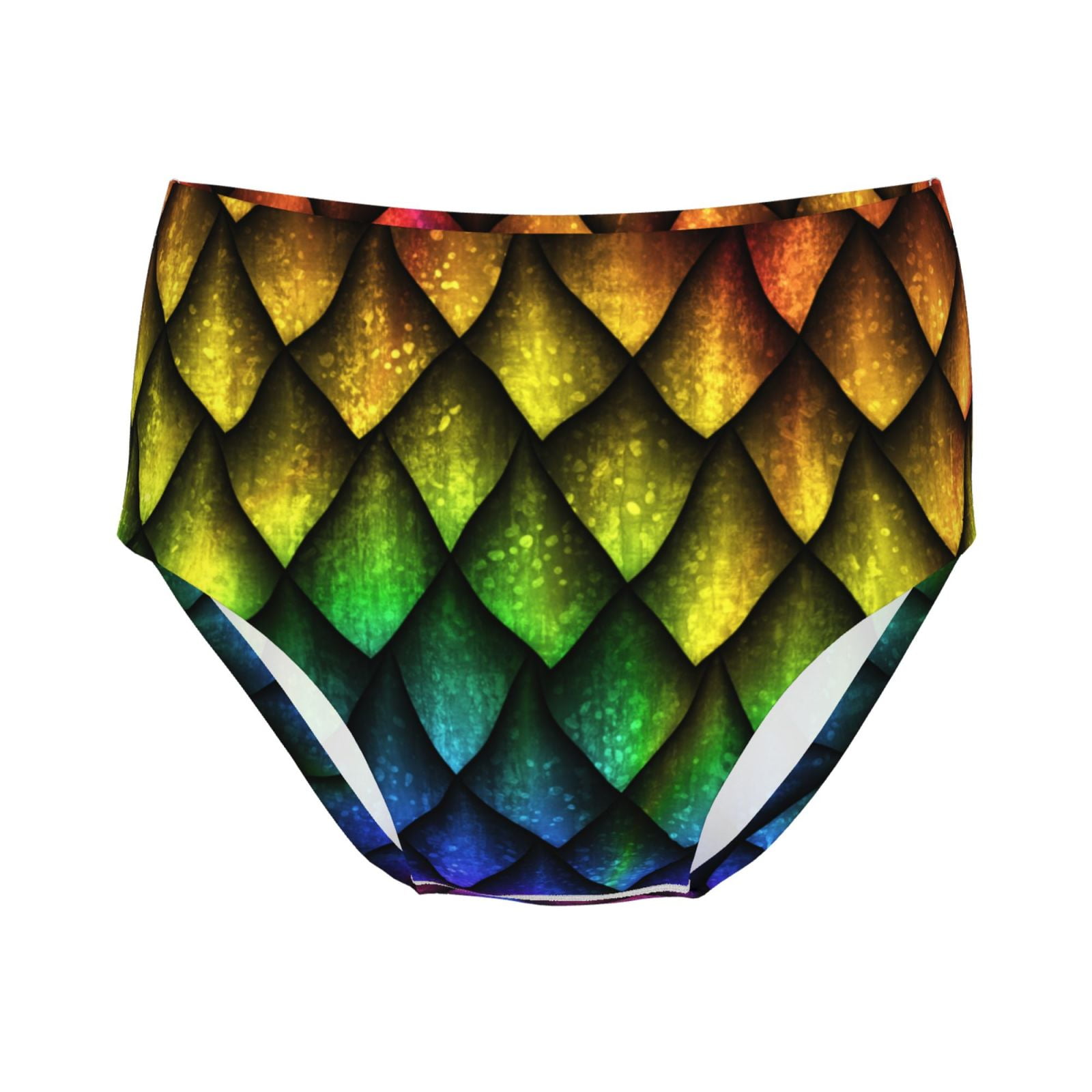 100% Cotton Girls Underwear, Dragon Scales Soft Toddler Teen Undies ...