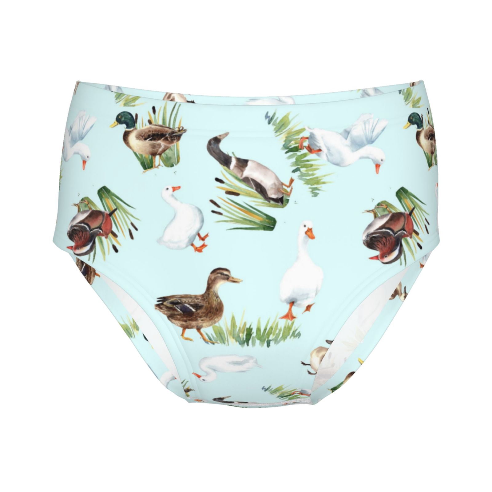 100% Cotton Girls Underwear, Duck Animals Farm Soft Toddler Teen Undies ...