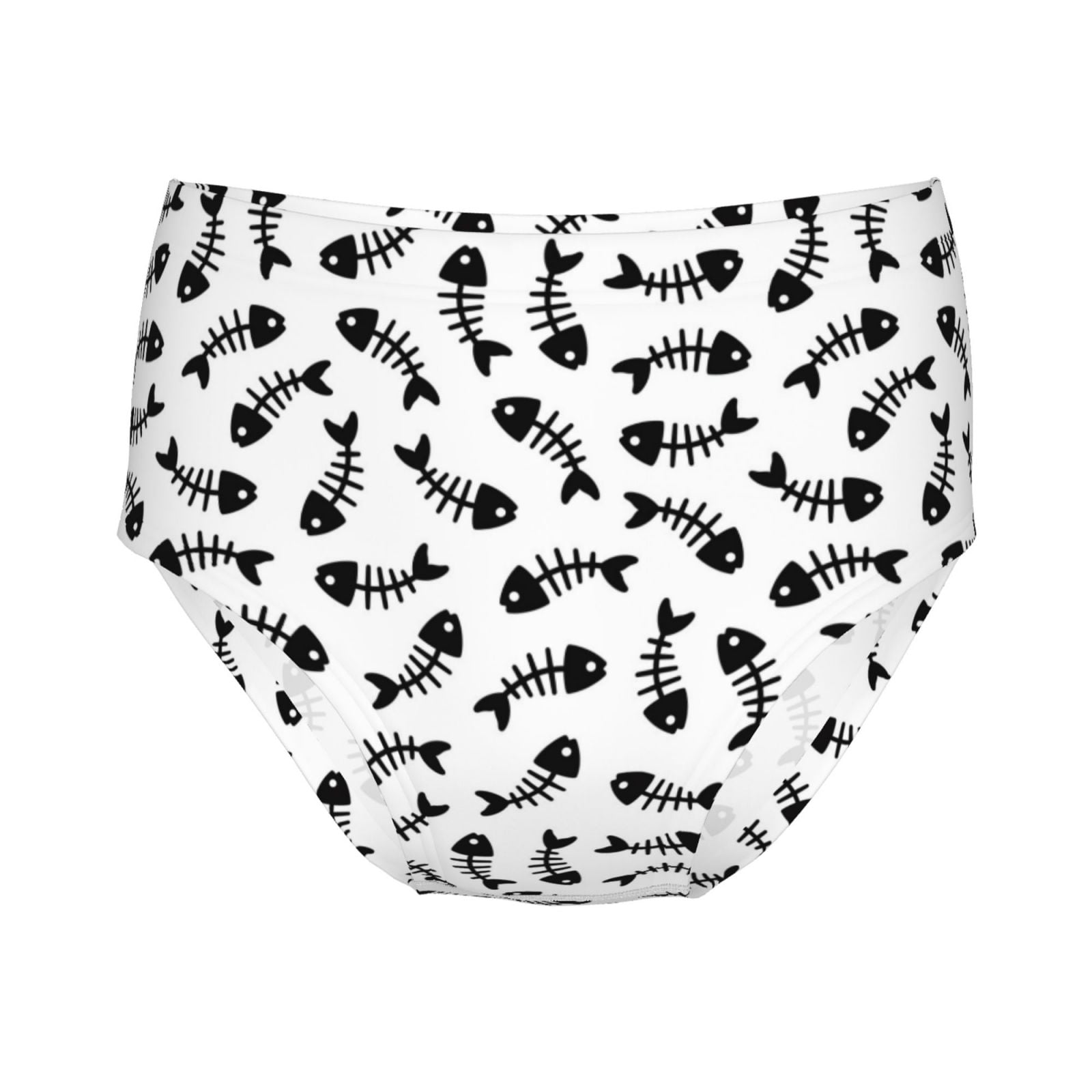100% Cotton Girls Underwear, Fish Bone Soft Toddler Teen Undies ...