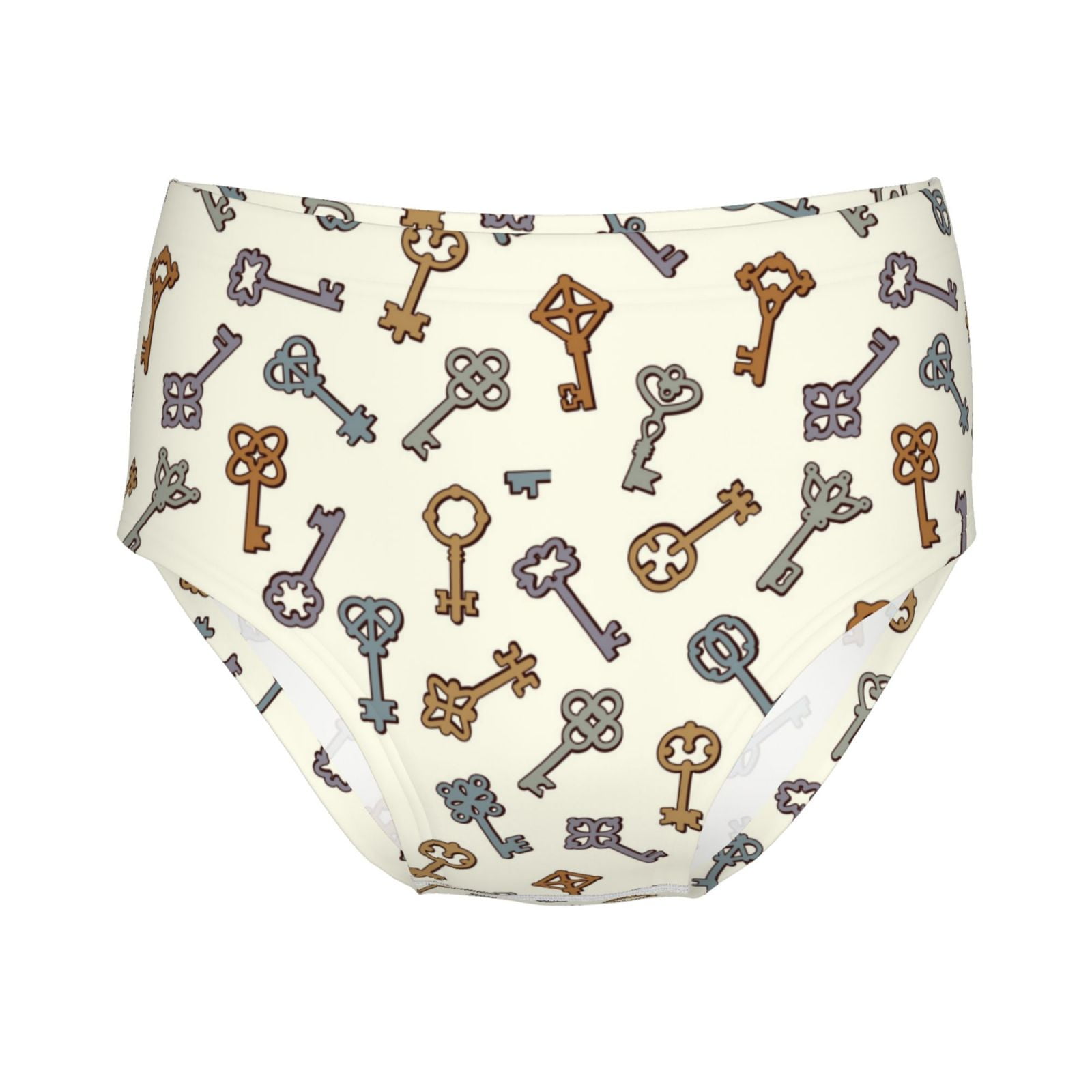 100% Cotton Girls Underwear, Keys1 Soft Toddler Teen Undies, Breathable ...