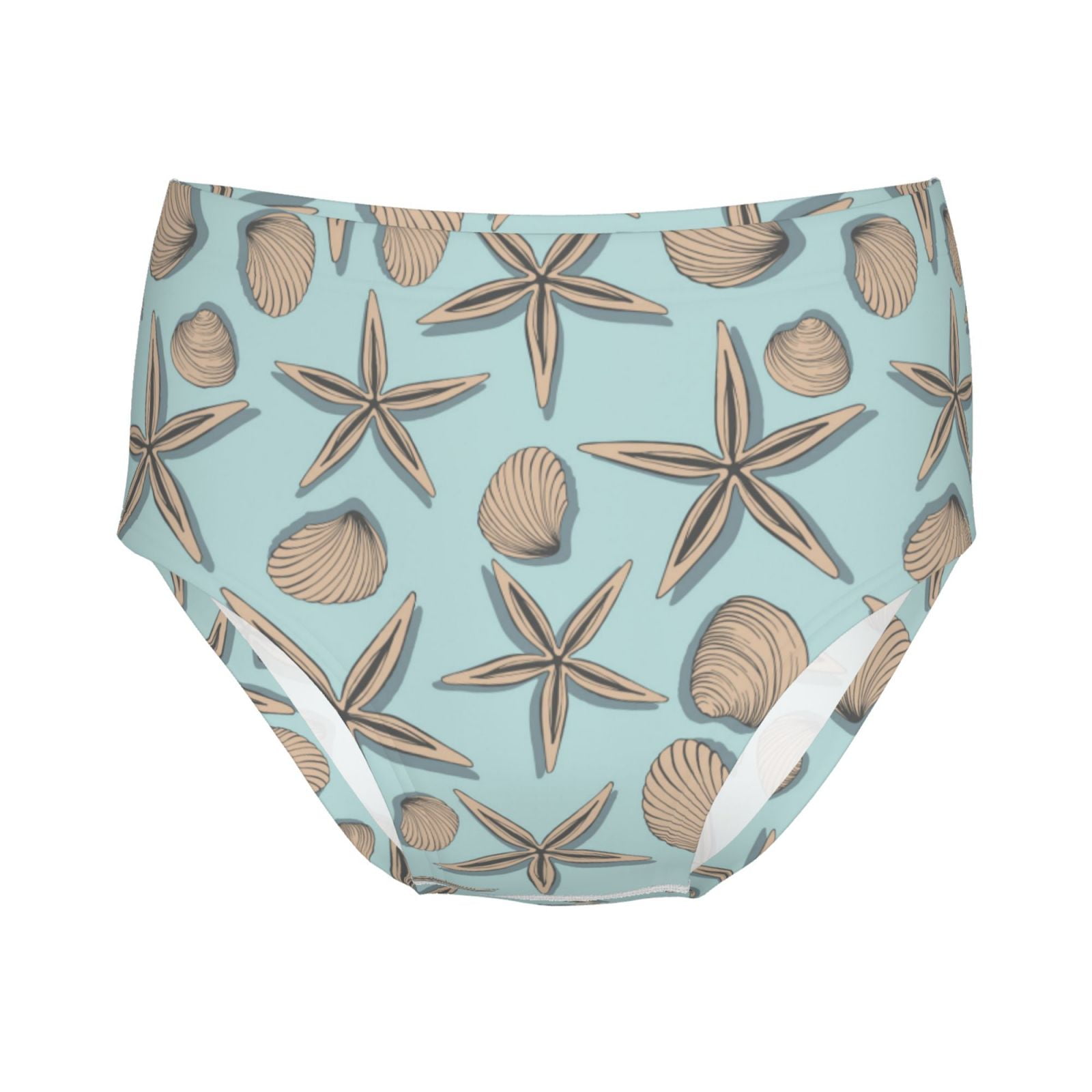 100% Cotton Girls Underwear, Khaki Shell Soft Toddler Teen Undies ...