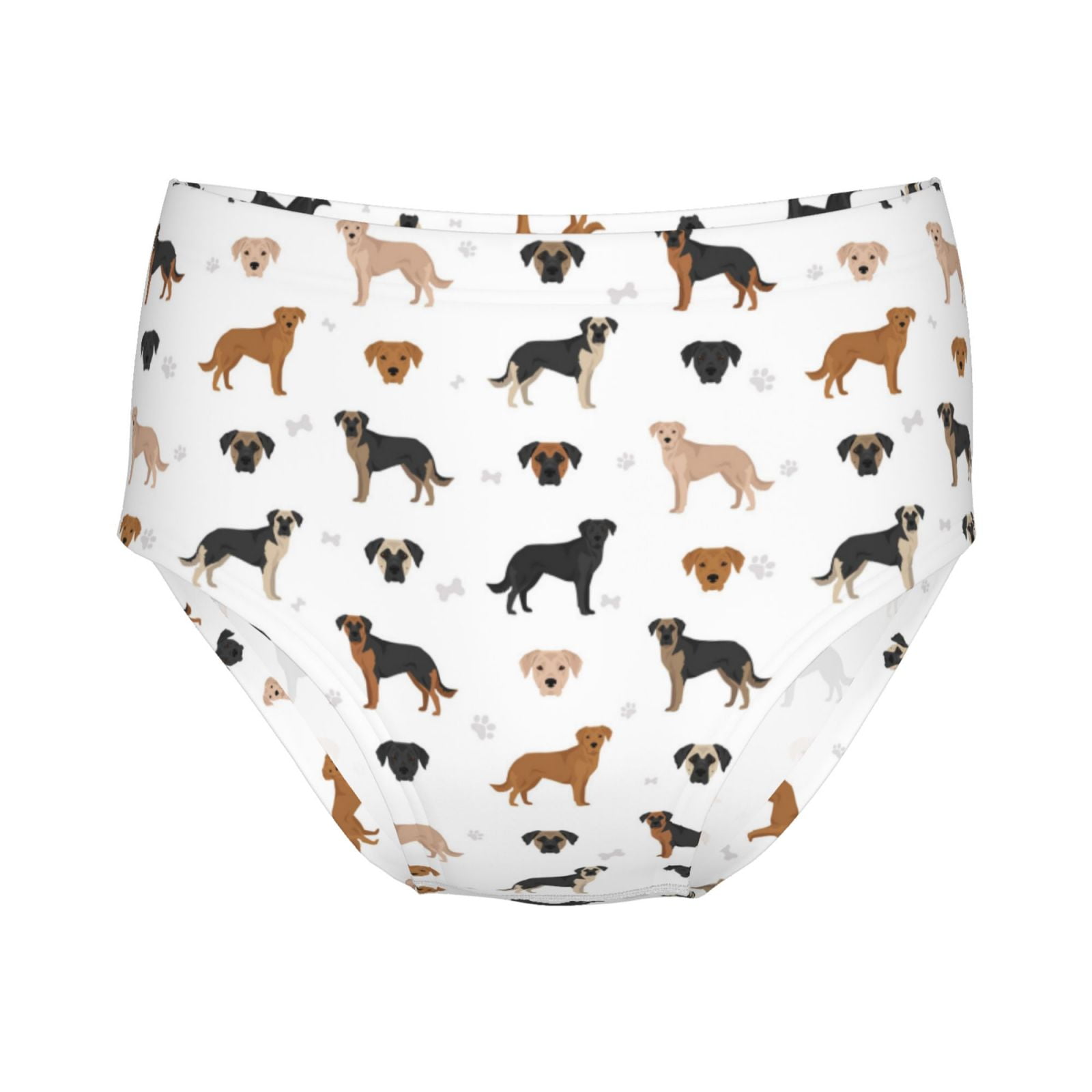 100% Cotton Girls Underwear, Labrador Retriever Dog No.1018 Soft Toddler Teen Undies, Breathable ...