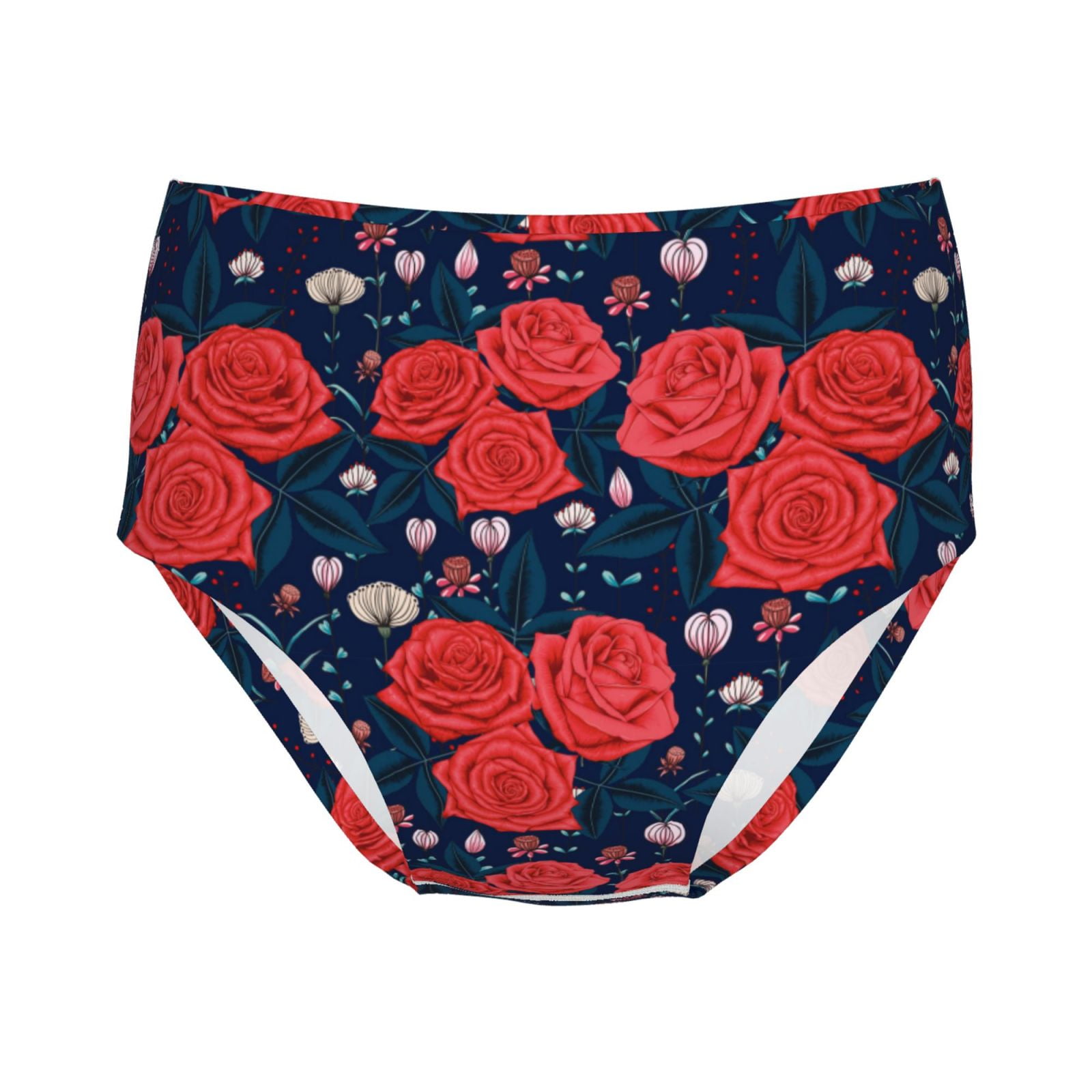 100% Cotton Girls Underwear, Lotus Root Rose Flowers Soft Toddler Teen ...