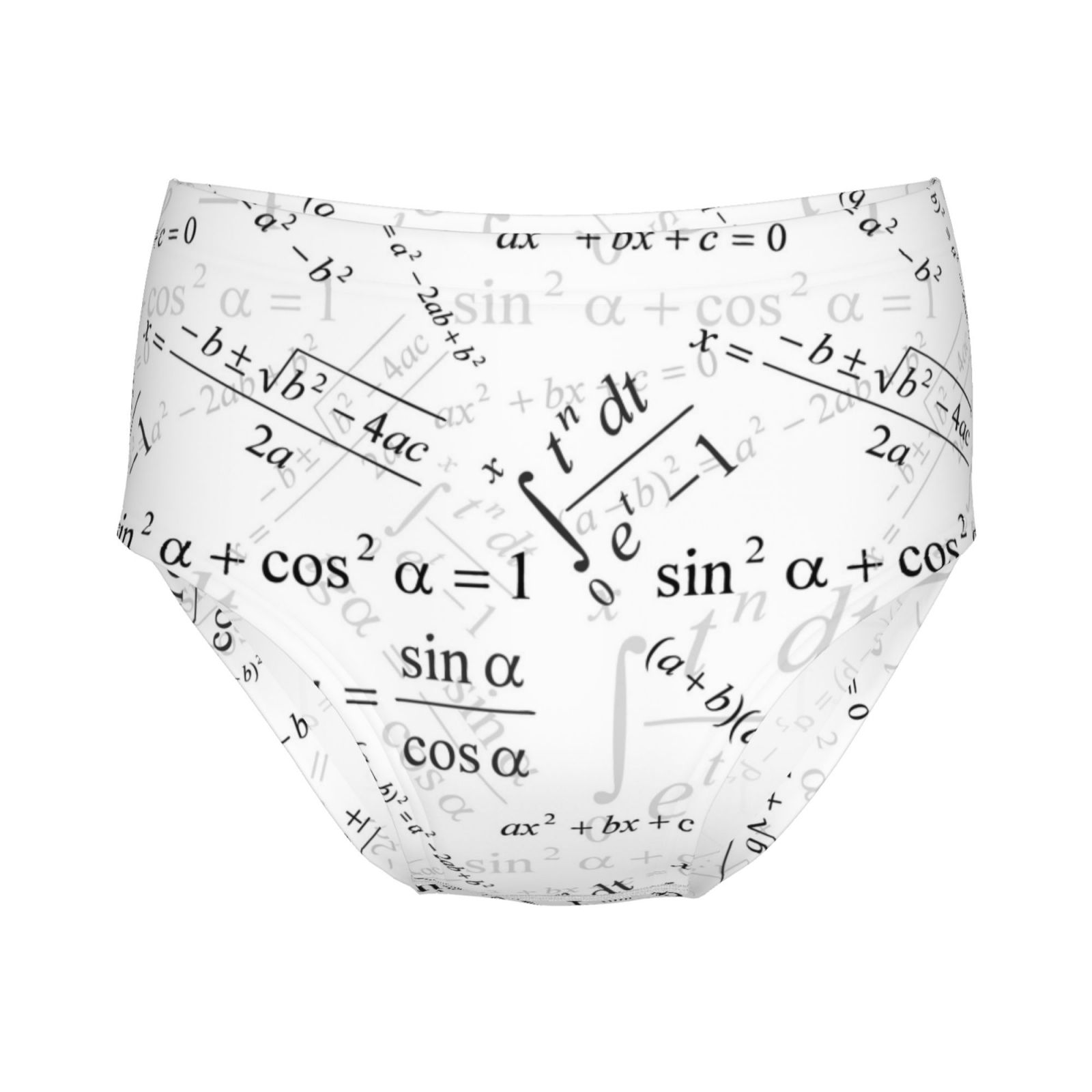 100% Cotton Girls Underwear, Math Print formula Soft Toddler Teen ...