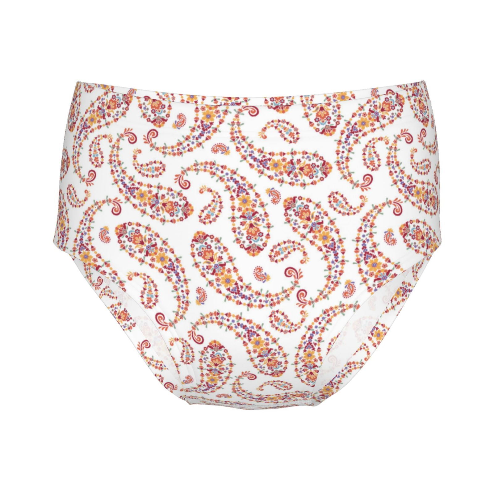 100% Cotton Girls Underwear, Paisley Pattern No.9095 Soft Toddler Teen ...