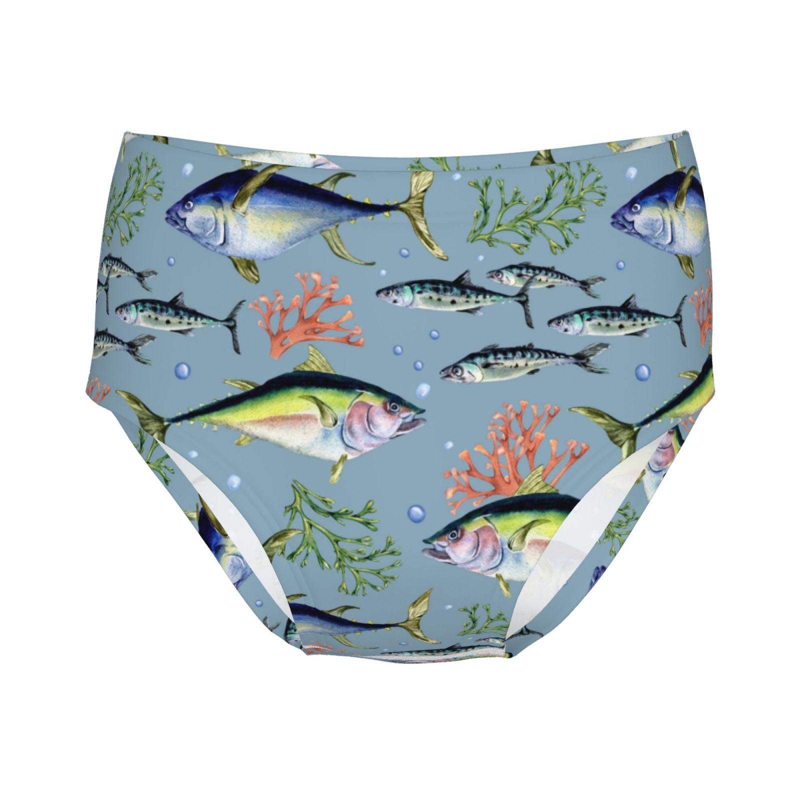100% Cotton Girls Underwear, Various Wild Sea Fish Soft Toddler Teen ...