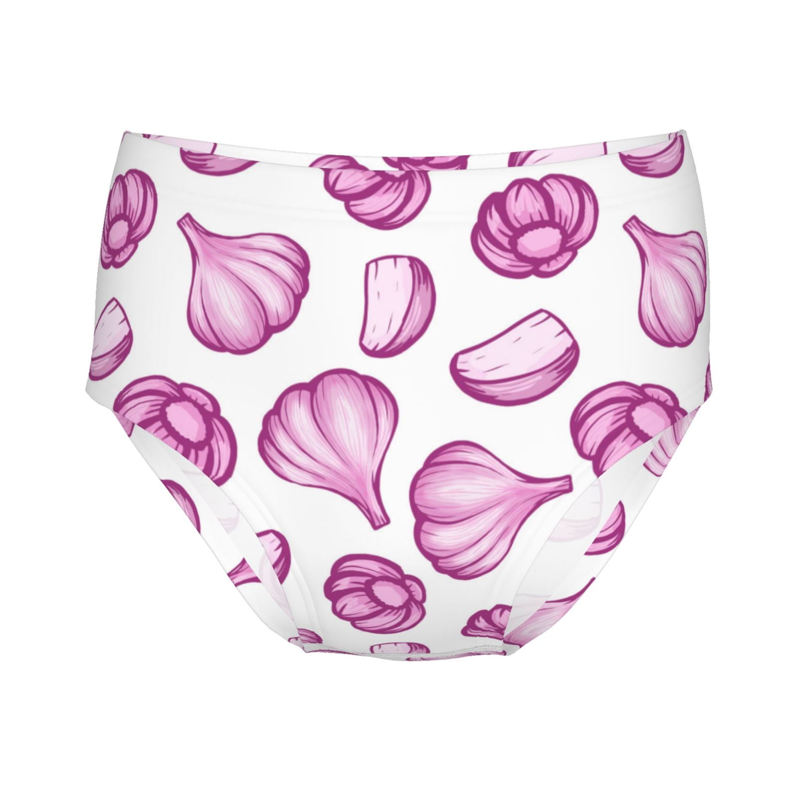 100% Cotton Girls Underwear, garlic cloves purple Soft Toddler Teen ...