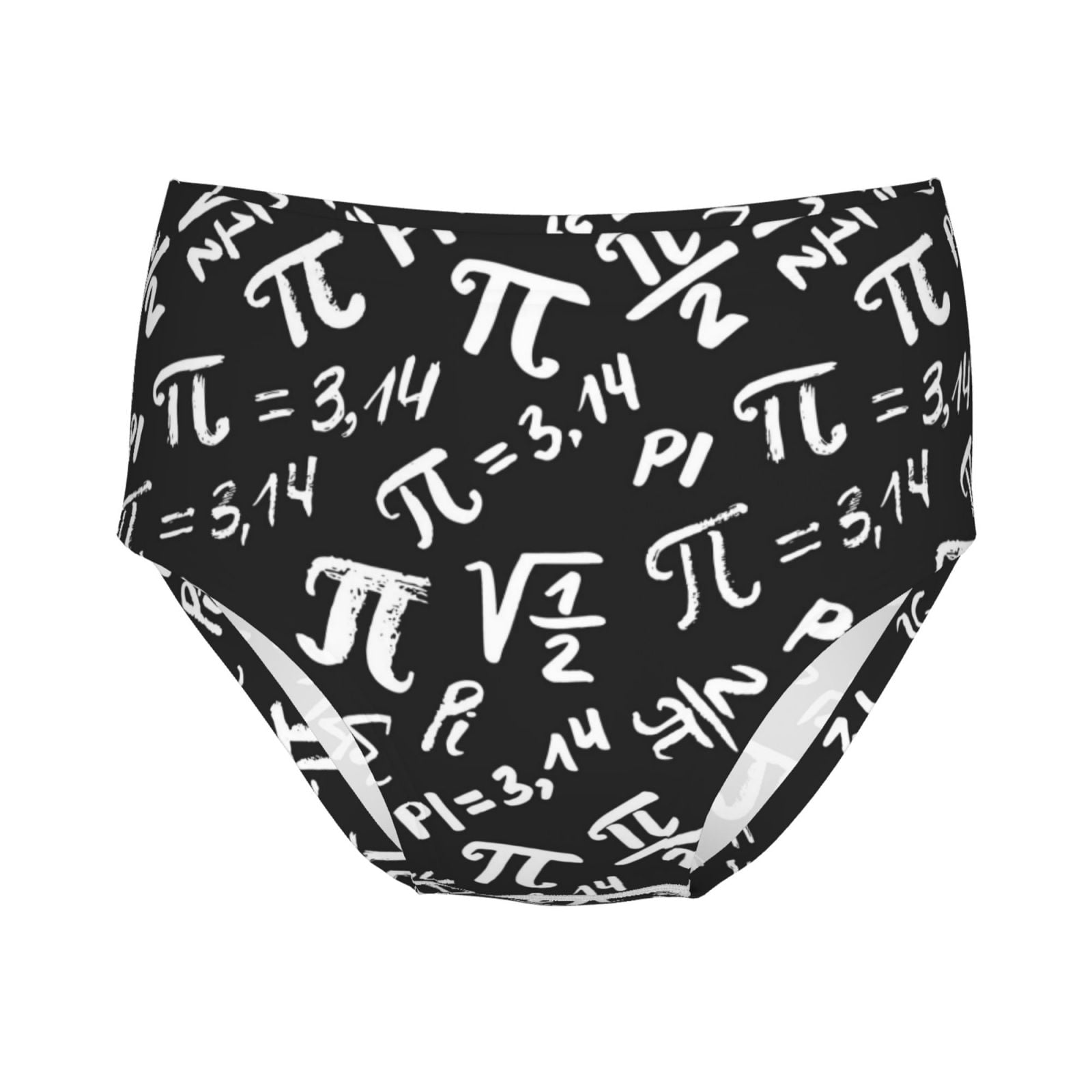 100% Cotton Girls Underwear, hilarious Math Symbol Print Soft Toddler ...