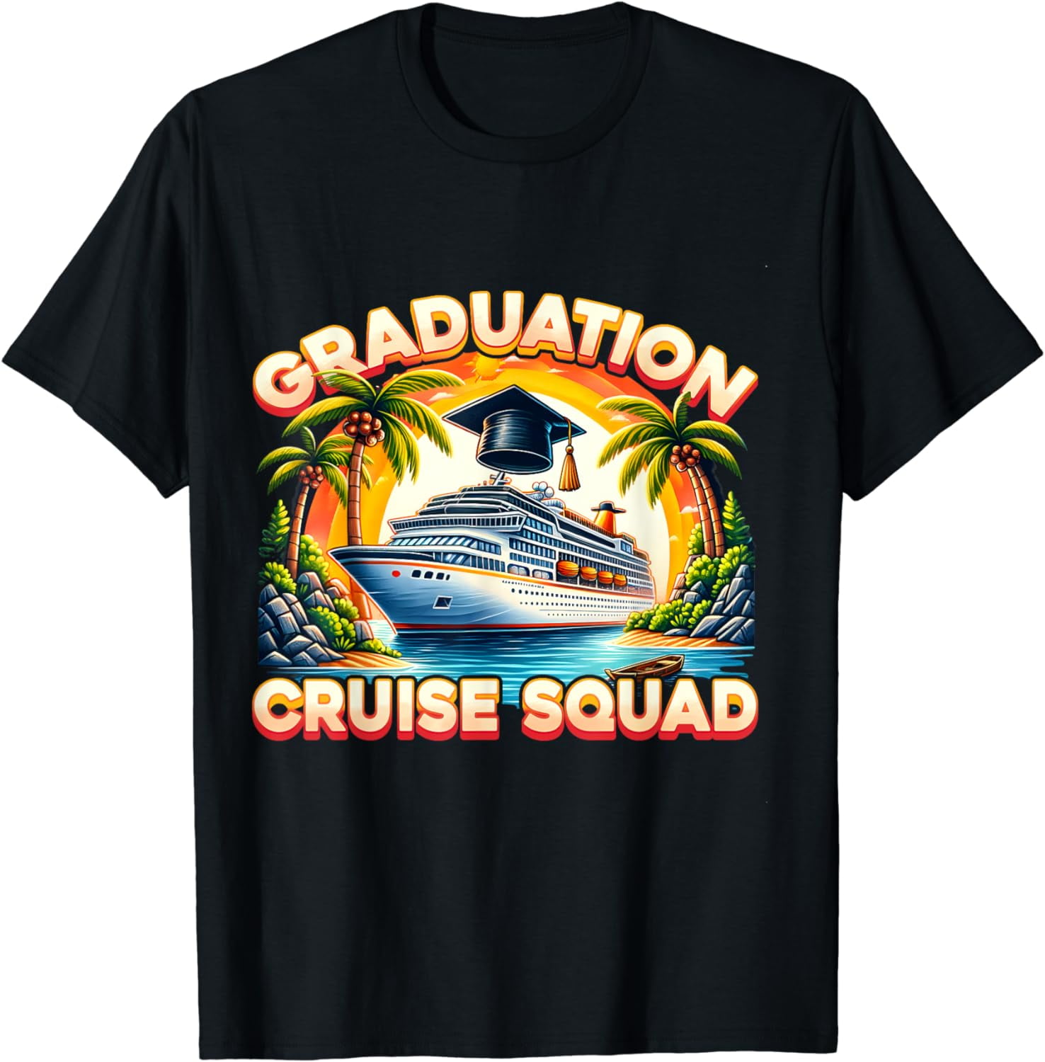 100% Cotton Graduation Cruise Squad Graduation Cruise 2024 Grad 2024 T ...