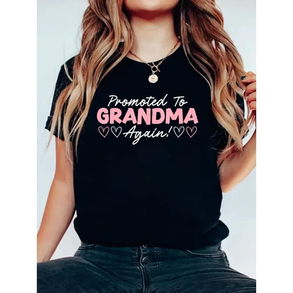 100% Cotton Grandmother Best Grandma Ever SteMi Apparel Women's Black ...