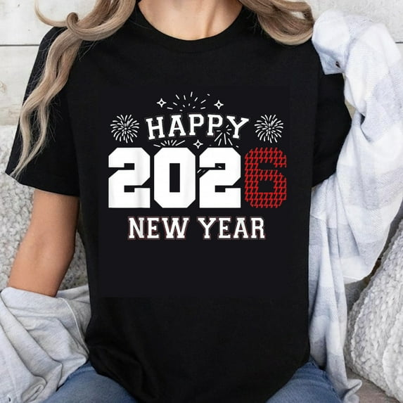 100% Cotton Happy 2026 New Year Fireworks - Walmart.com