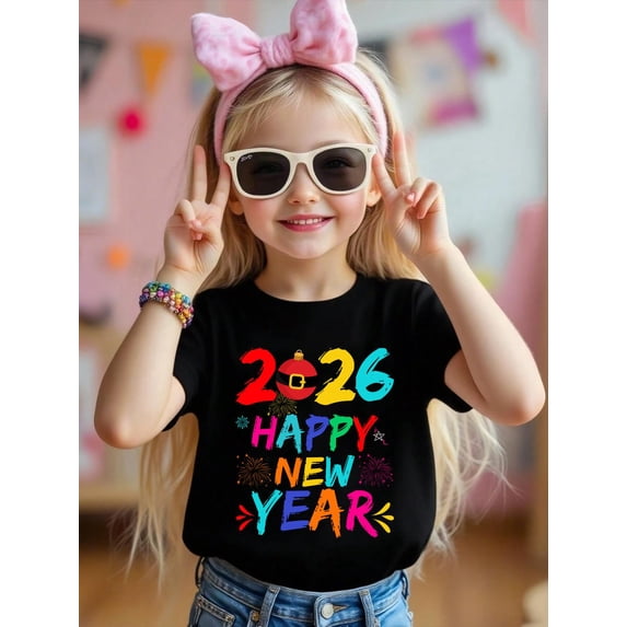 100% Cotton Happy New Year 2026 Christmas 2025 NYE New Years Eve Party ...