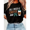 100% Cotton Happy Pi Day Coffee & Pi 3.14 Math Number Math Pun Teacher ...