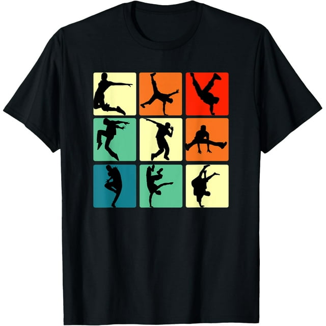 100% Cotton Hip Hop Stunts Pattern Retro Freestyle Hip Hop Dancers Gift ...