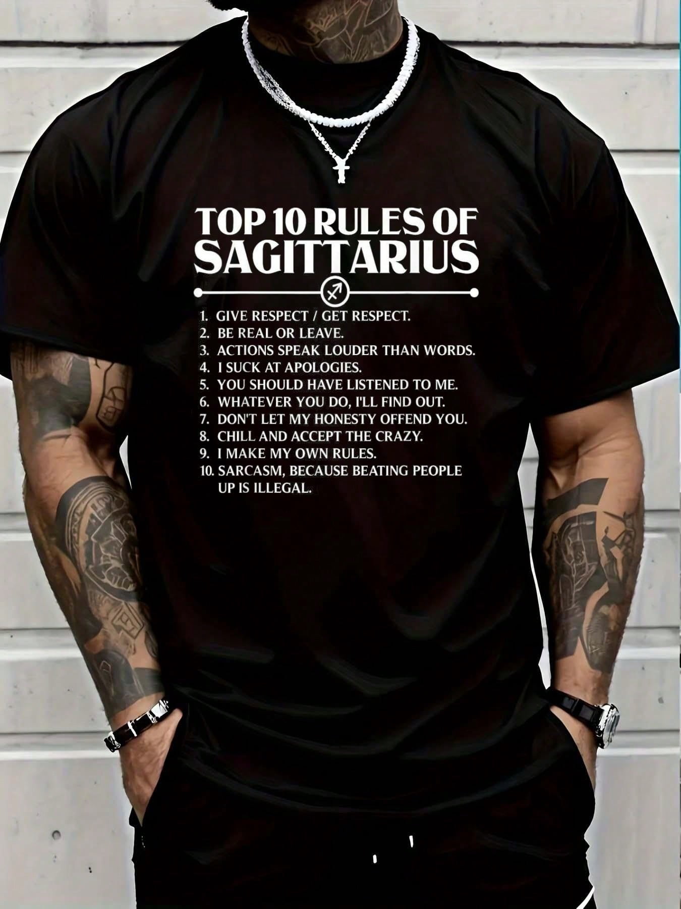 100% Cotton Horoscope Symbols Astrology Sign Top 10 Rules Of ...