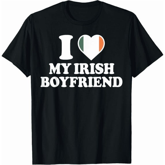 100% Cotton I Love My Irish Boyfriend Shirt I Heart My Irish Boyfriend ...