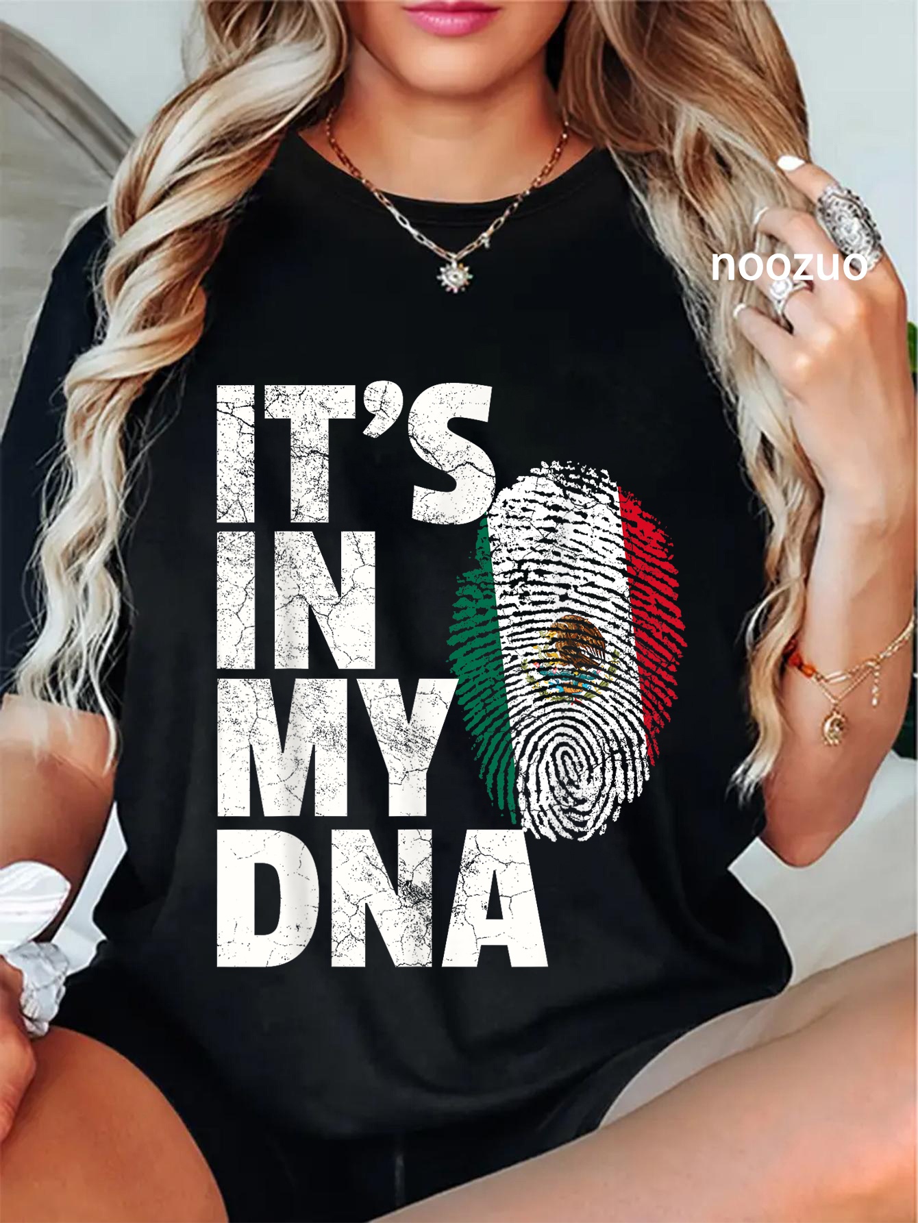 100% Cotton IT'S IN MY DNA Mexican Mexico Flag Cinco de Mayo Shirt Gift ...