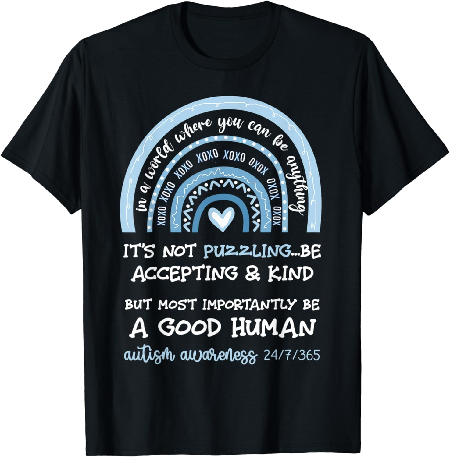 100% Cotton In A World Where You Can Be Anything It's Not Puzzling T ... 100% Cotton In A World Where You Can Be Anything It's Not Puzzling T ...