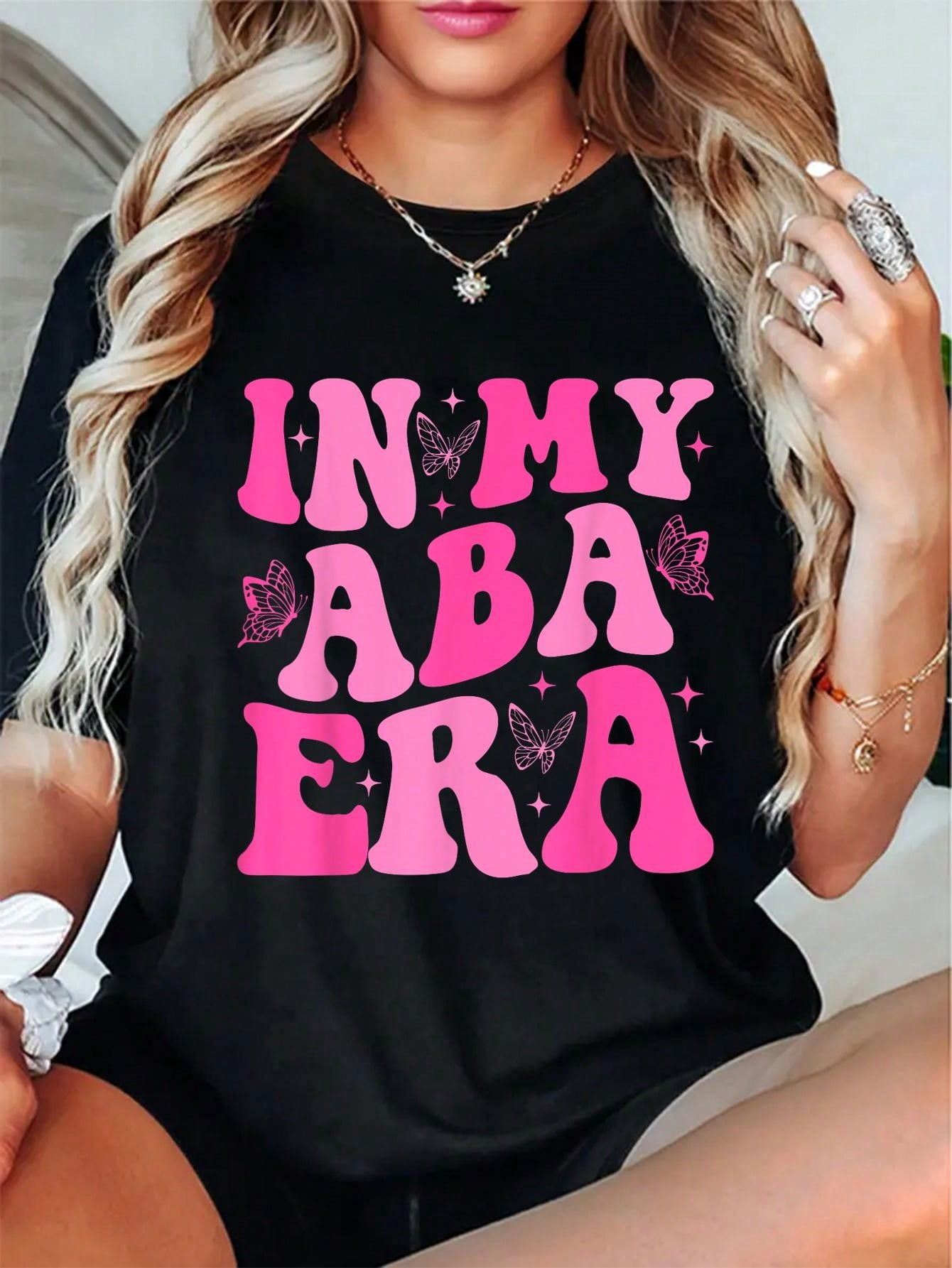 100% Cotton In My Aba Era Groovy Applied Behavior Analyst ABA Therapist ...