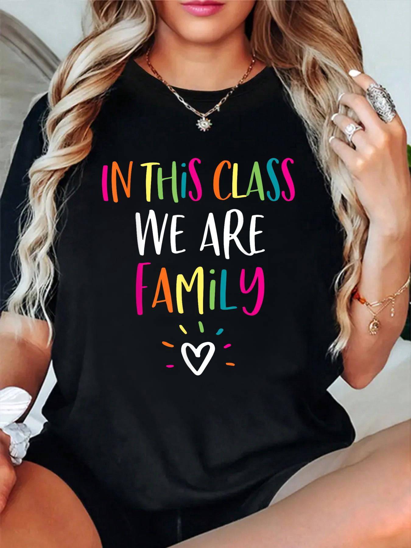 100% Cotton In This Class We Are Family Teacher Team Classroom Men ...