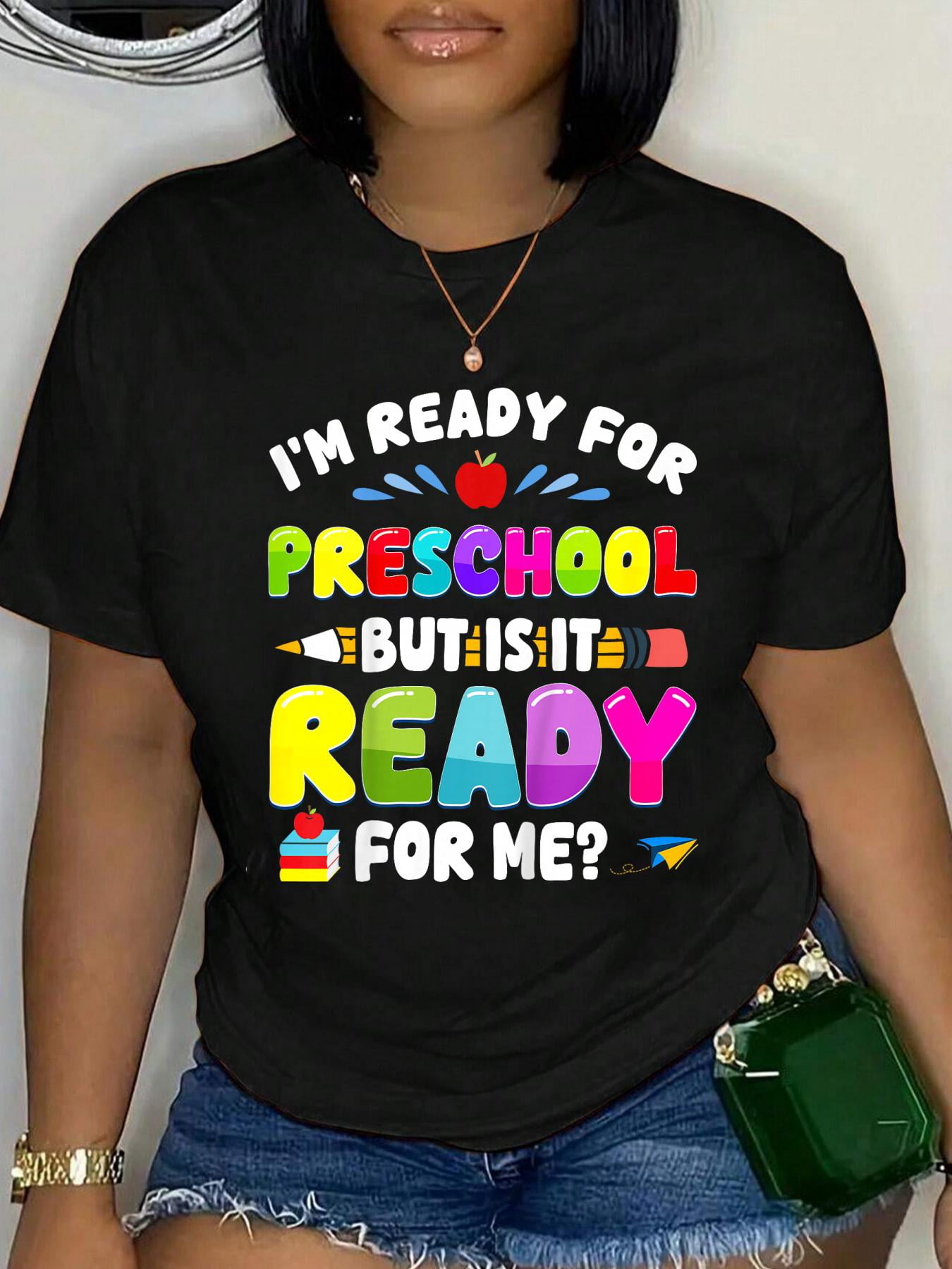 100% Cotton Kids Im Ready for Preschool 1st Day of School Teachers Boy ...