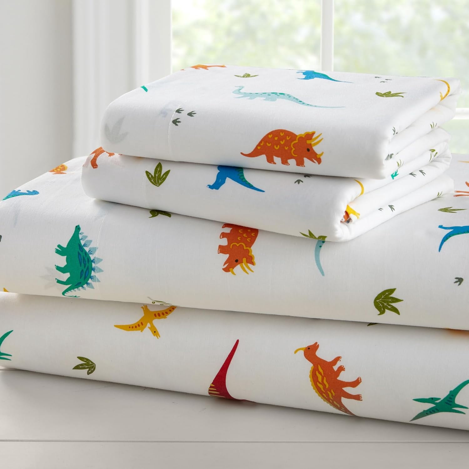 100% Cotton Kids Sheet Set for Boys & Girls, Includes Top Sheet, Fitted ...