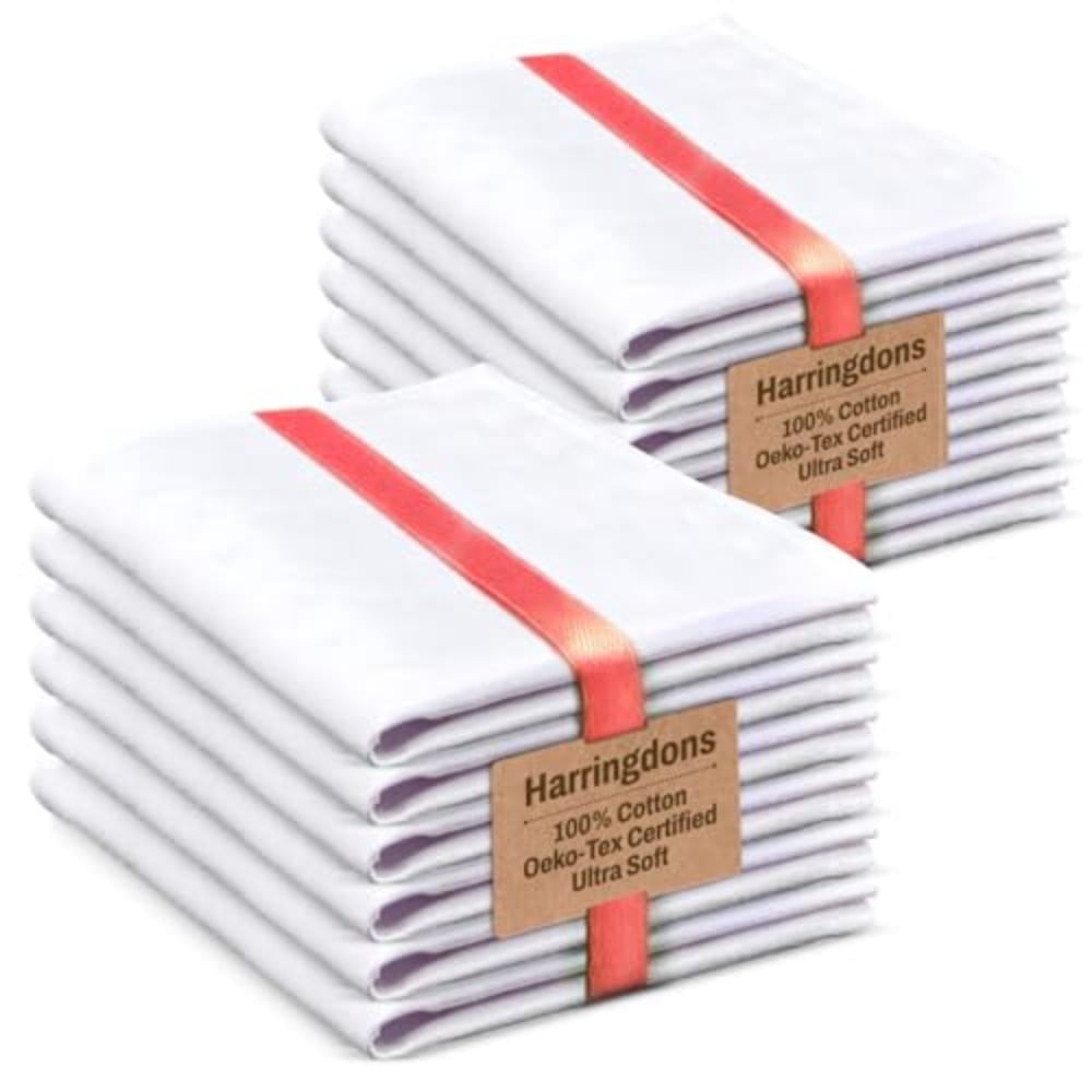 100 Cotton Kitchen Towels Highly Absorbent Dish Towels for Kitchen with ...