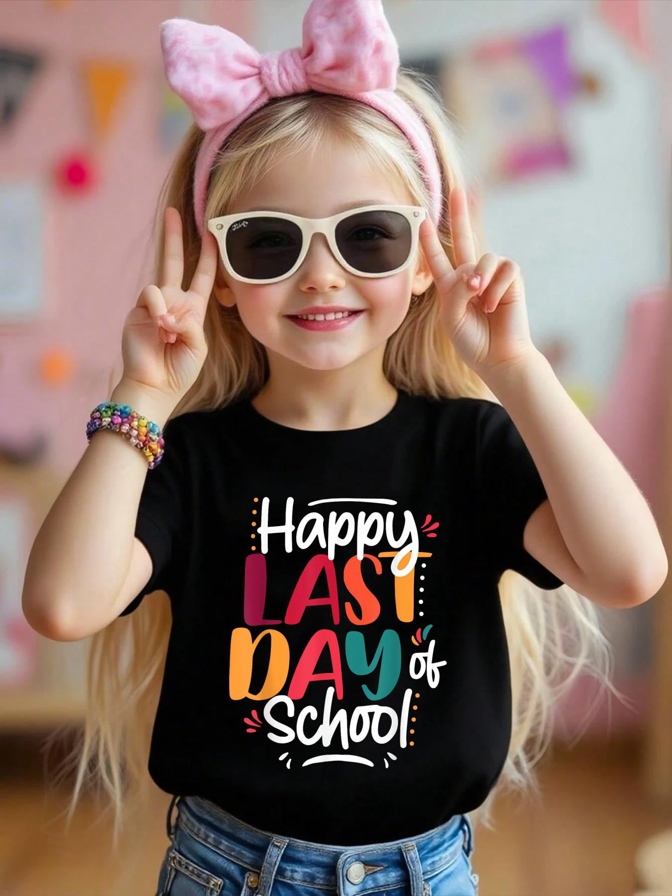 100% Cotton Last Day of School Teacher End Of School Year Summer Break ...
