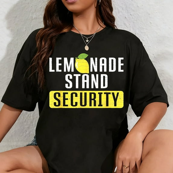 100% Cotton Lemonade Stand Security T-Shirt - Walmart.com