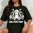 100% Cotton Line Cook Chef Shirt Culinary Pun Octopus Kitchen Funny ...