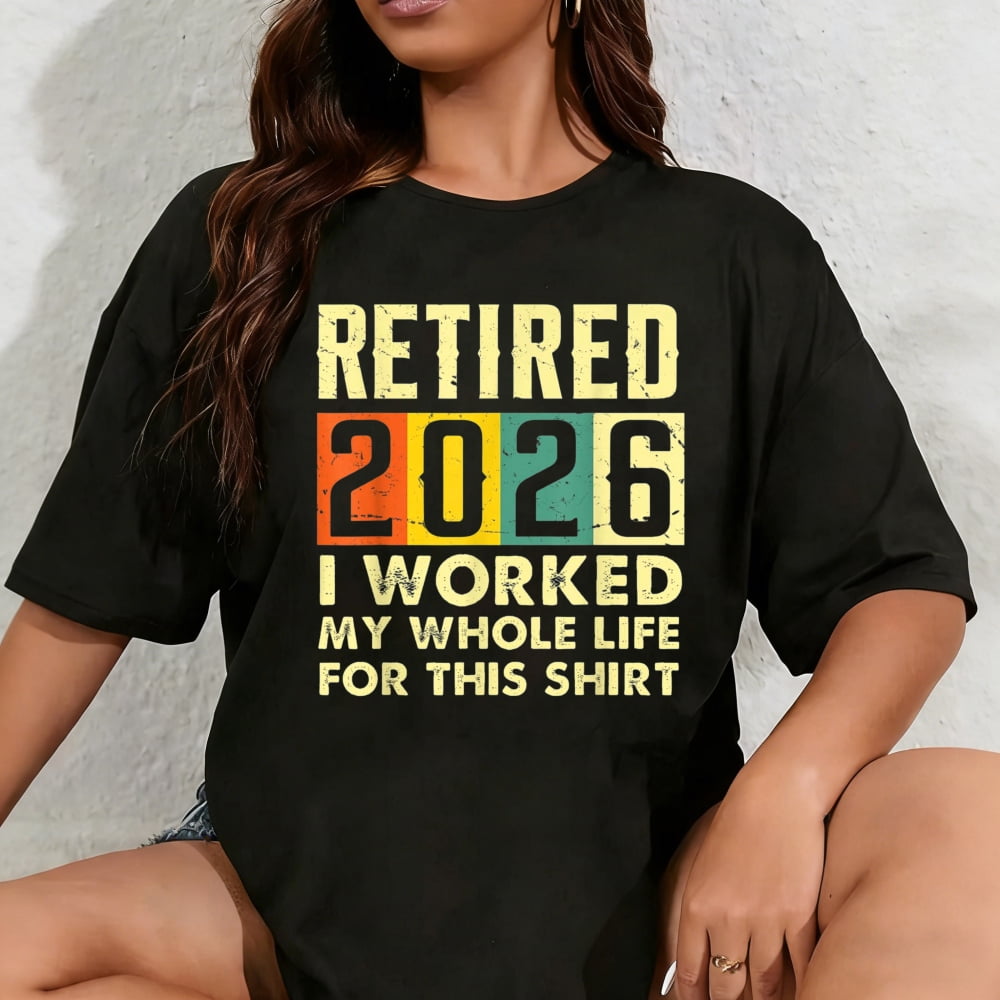 100% Cotton Mens Retired 2026 Not My Problem Anymore Retirement Men T ...