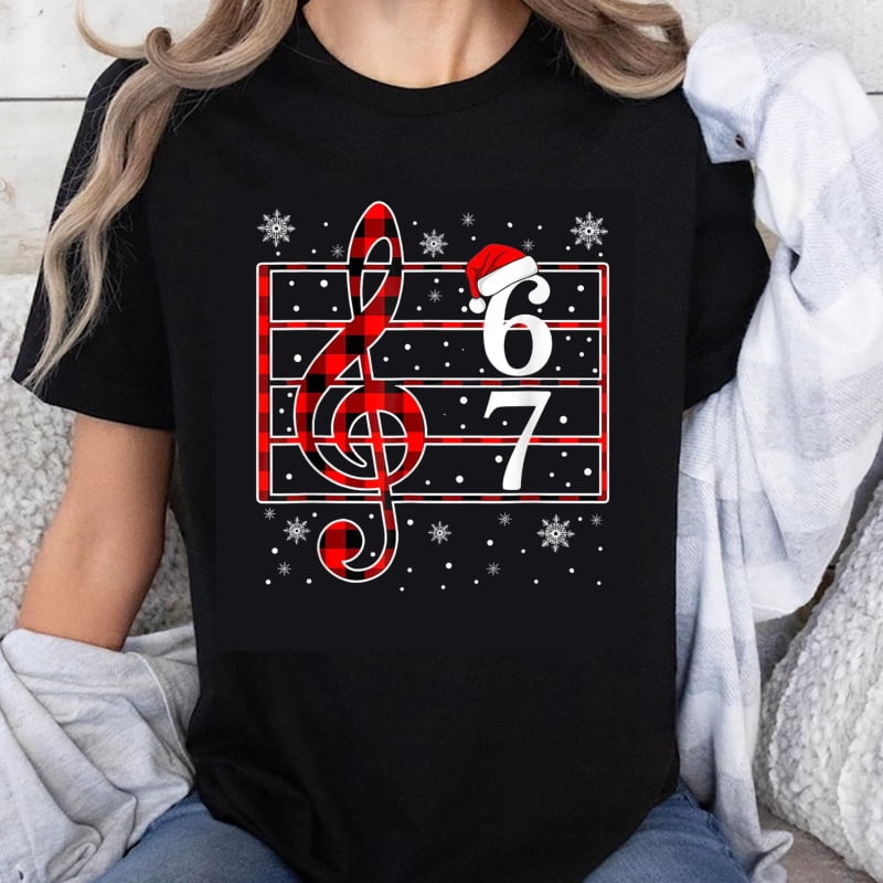 100% Cotton Musical Note With Plaid And Snowflakes - Walmart.com