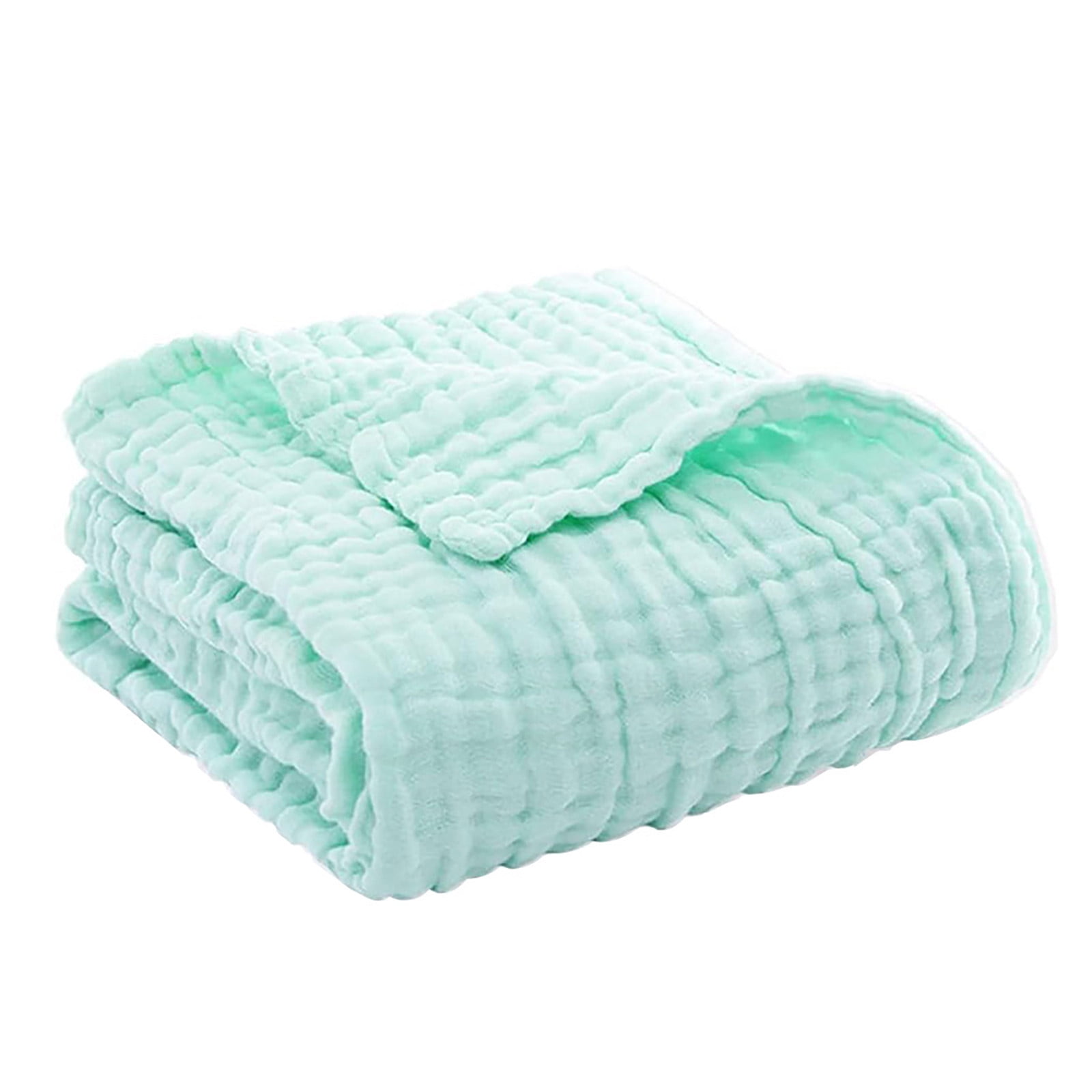 100% Cotton Muslin Throw Blanket Large Lightweight & Breathable, All ...