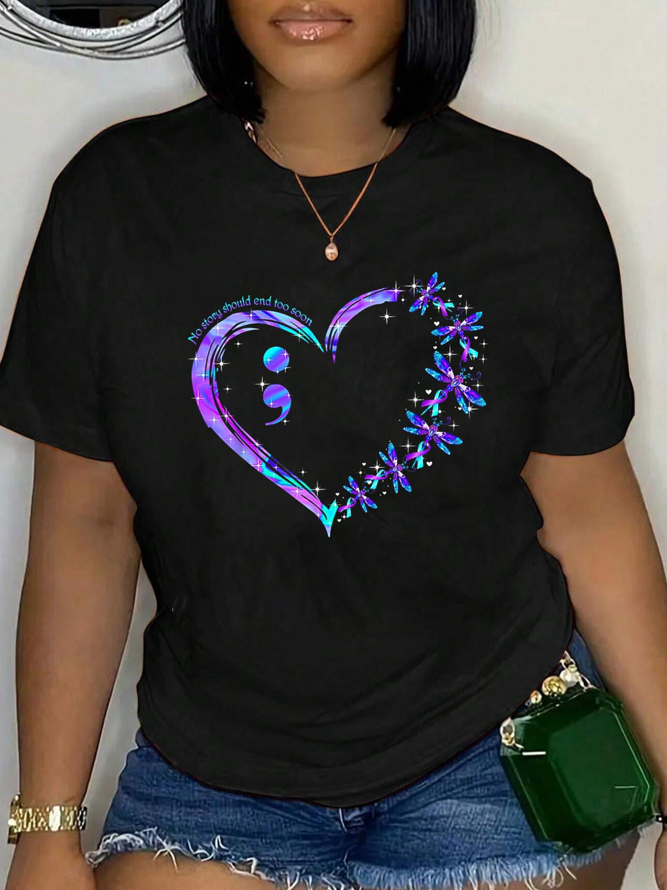 100% Cotton No Story Should end Too Soon Suicide Prevention Awareness T ...
