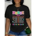 100% Cotton Nurse Tour We're Rockin' Cool Nurse Club RN LPN Medical T ...