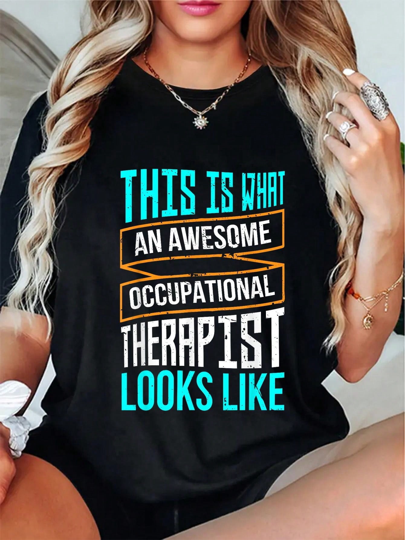 100% Cotton Occupational Therapy Shirt Gift For Men And Women Therapist ...