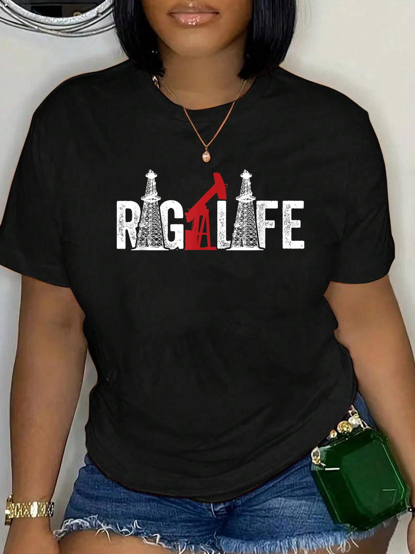 100% Cotton Oil Rig Life Oilfield Worker Oil Driller Man Oilman ...
