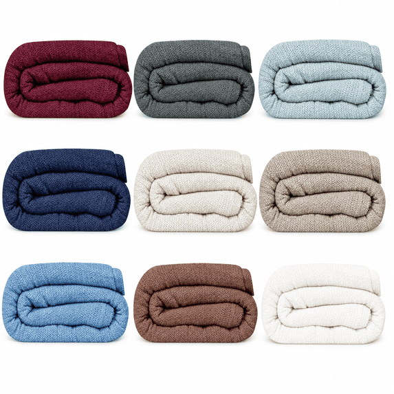 100% Cotton Open-Cell Leno Weave Blanket, Lightweight Breathable All ...