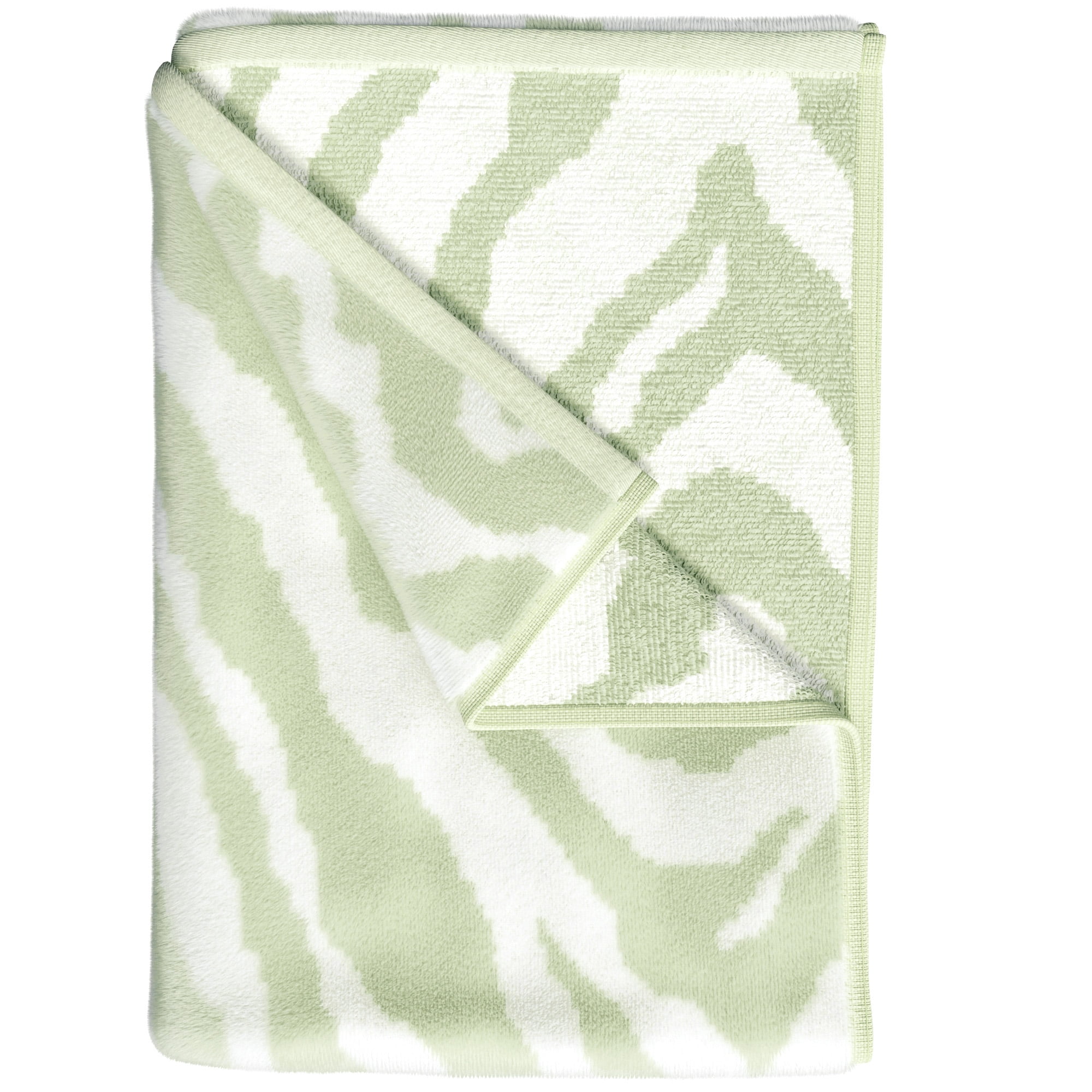 100% Cotton Oversized 36" x 68" Sage Green Zebra Print Beach & Pool ...