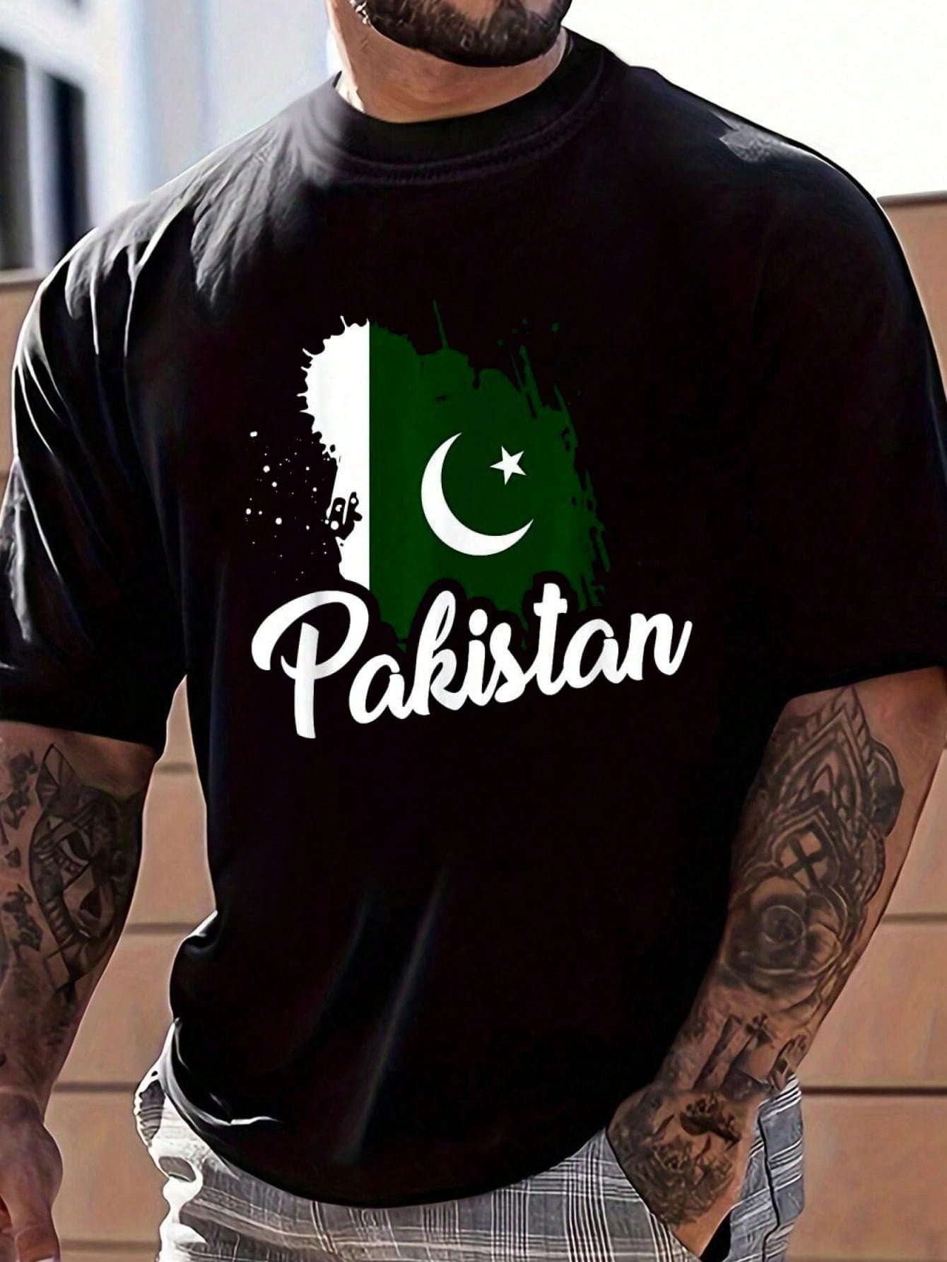 100% Cotton Pakistan Flag T Shirt Pakistani Proud Roots Love Team Cute ...