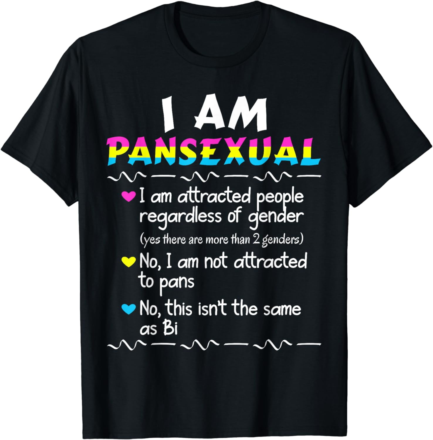100 Cotton Pansexual Definition Lgbt Rainbow Pride Parade Best Friends